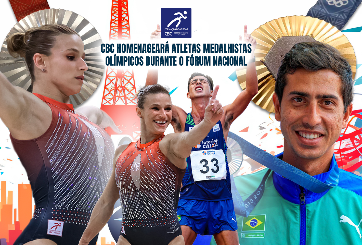 CBC homenageará atletas medalhistas olímpicos durante o Fórum Nacional ...
