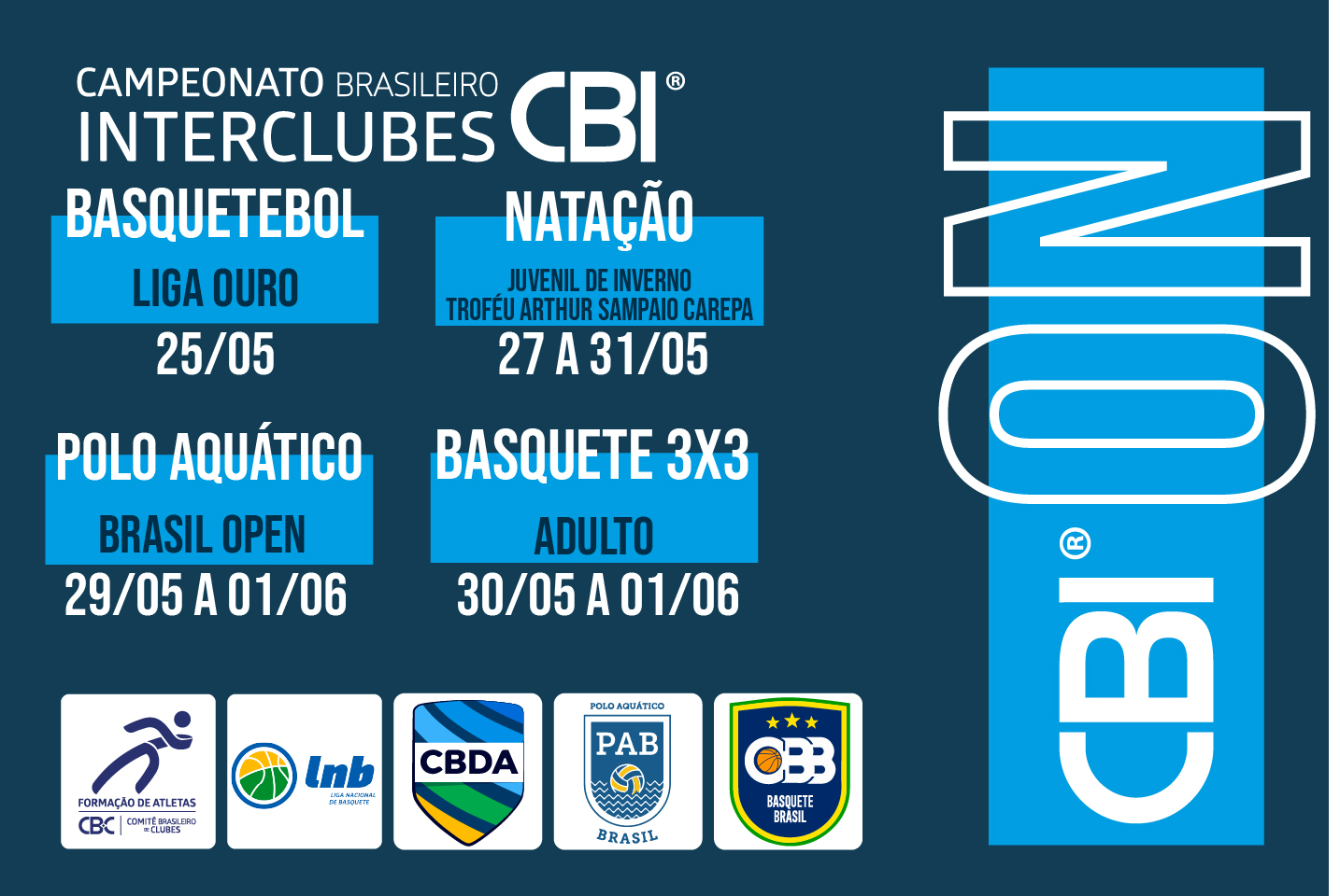 CBI® ON: Última semana de maio tem final da Liga Ouro e estreia de três ...